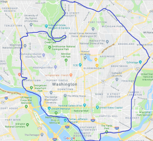Dog Walking Service Map | Patrick's Pet Care